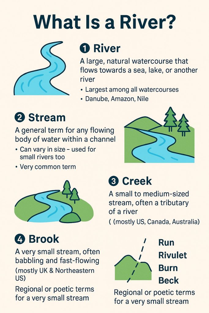 Definitions of rivers, streams, brooks, creeks and other terms - World ...
