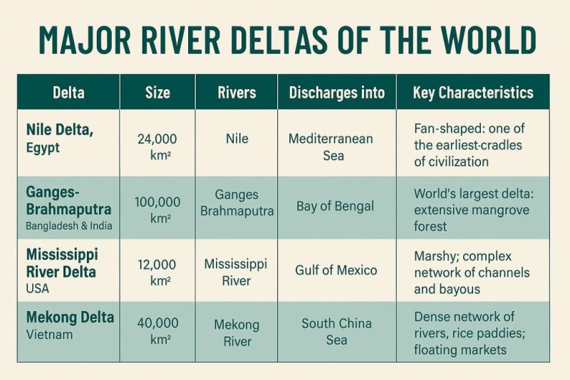 Where Rivers Meet the Sea: The Mystical Beauty of River Deltas - World ...