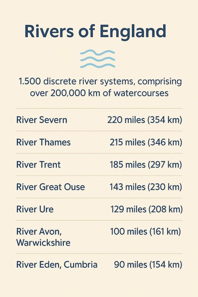 Rivers in England: Facts and Figures - World Rivers